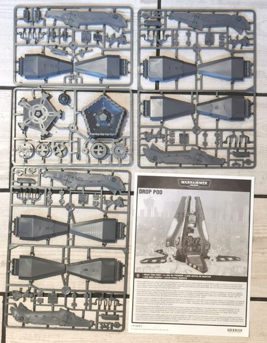 Warhammer 40k Horus Heresy Space Marine Drop Pod New On Sprue | eBay UK