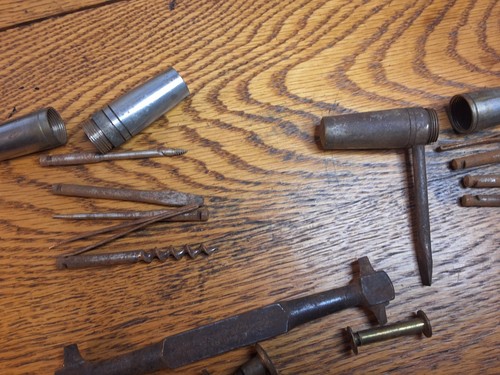 Lot Old DRILL BITS GIMLET MILLERS FALLS 199 SCREW DRIVER antique Tools Hardware | eBay