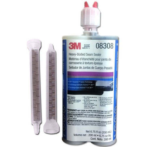 3M 08308 Heavy-Bodied Seam Sealer 200 mL with 2 Nozzles *Fresh* 8308 ...