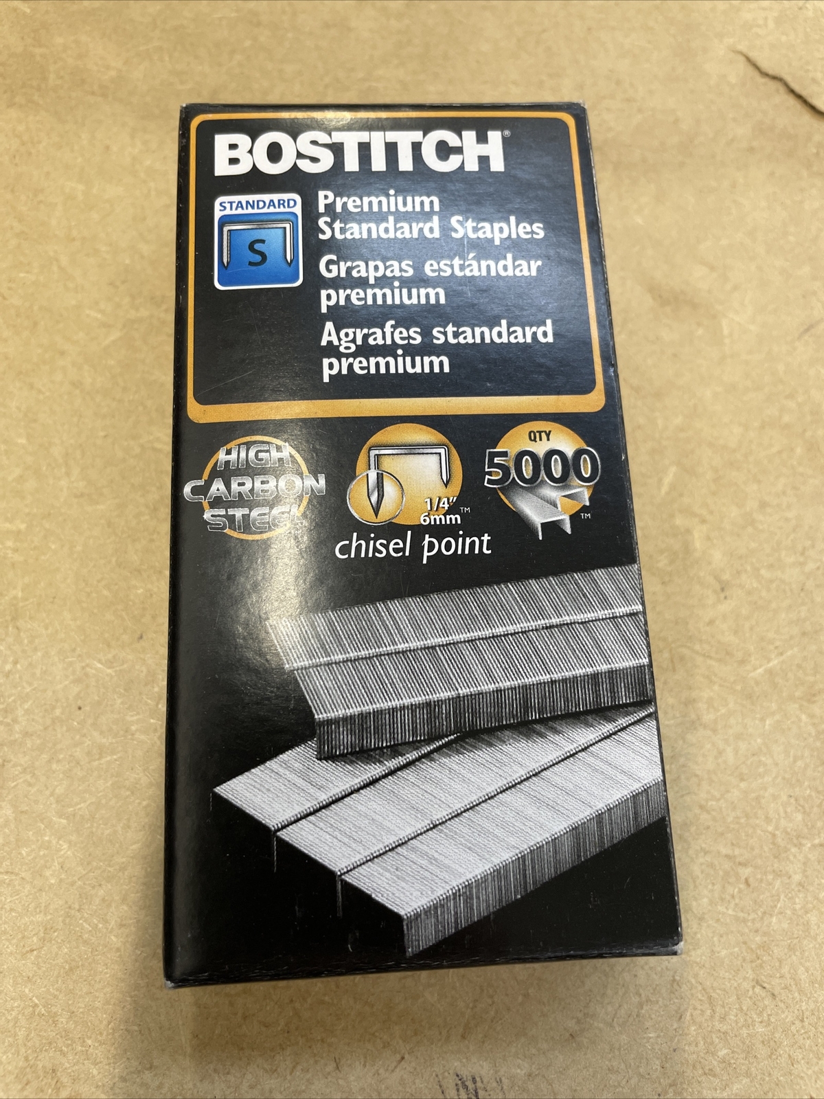 35 000 Bostitch Premium Standard Staples 1/4-in 6mm Chisel Point for ...