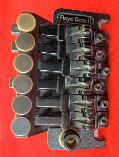 Vtg Kramer Electric Guitar Original Black Floyd Rose II Tremolo Bridge ...