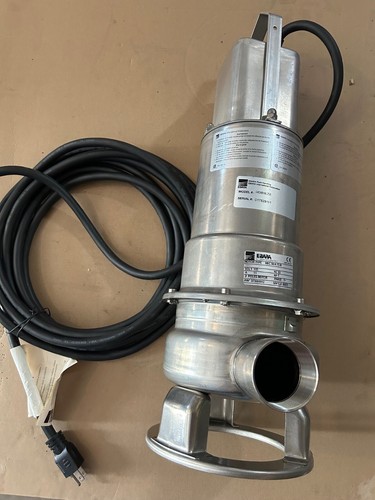 NEW Ebara Pump 50DWU6.75S 1 HP Dominator Stainless Steel Sewage Pump ...