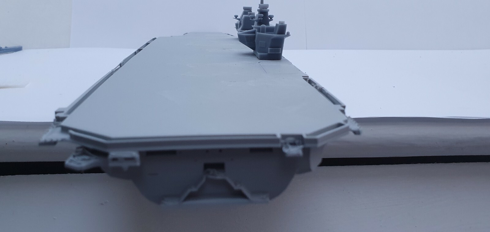 HMS Queen Elizabeth aircraft carrier 1/700 waterline ship kit with F35 ...