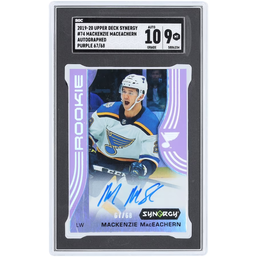 Mackenzie MacEachern St. Louis Blues Autographed 2019-20 Upper Deck ...