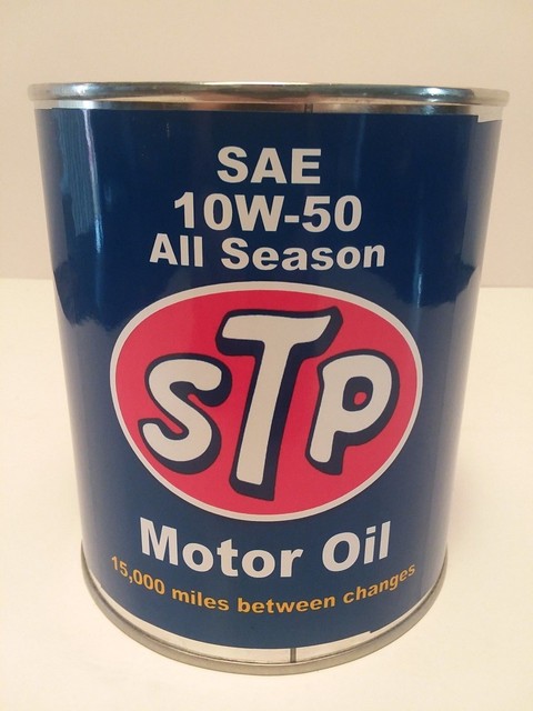 Vintage STP Motor Oil Can 1 qt. -(Reproduction Tin Collectible) | eBay