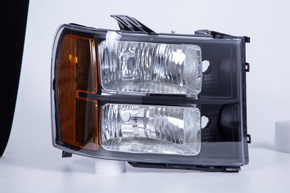 FOR 07-14 GMC SIERRA GMT900 OE STYLE BLACK HOUSING AMBER CORNER ...