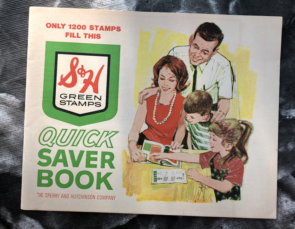 S&H Green Stamps Quick Saver empty Books Lot of 10 Sperry Hutchinson ...