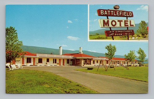 Postcard Battlefield Motel Route 11 New Market Virginia | eBay