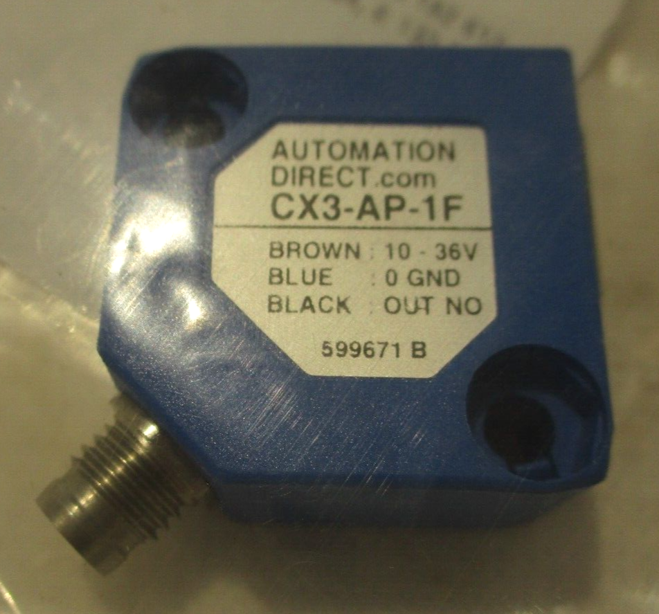 NEW AUTOMATION DIRECT CX3-AP-1F PHOTOELECTRIC DIFFUSE SENSOR 600MM ...