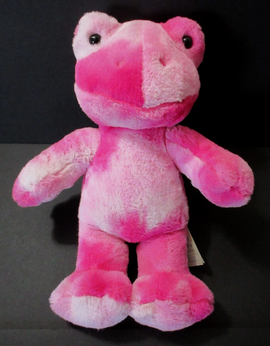 Build A Bear Pink Frog TOADally Tie Dye Toad Plush 16" Stuffed Animal ...