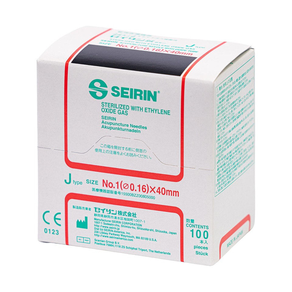 SEIRIN Acupuncture J type (Matsuba) 100 pieces needles Various Made in ...