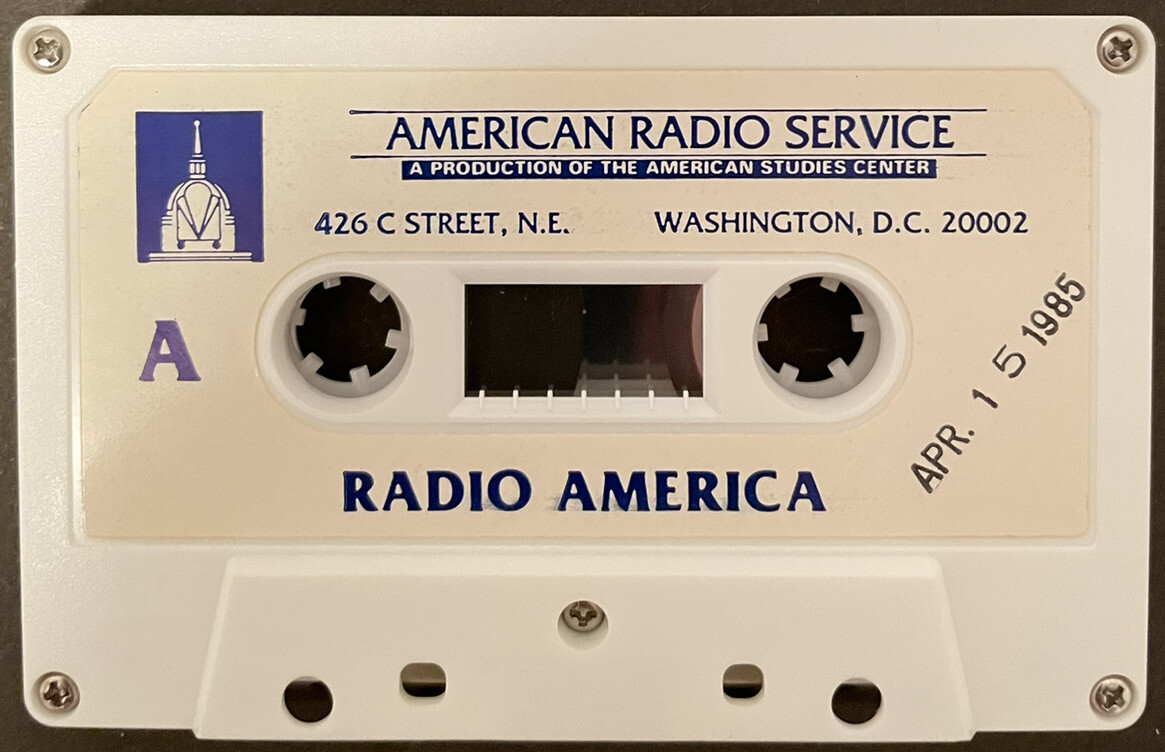Radio America-Rare Vintage Conservative Broadcast Tape w. Jack Kemp-Apr ...