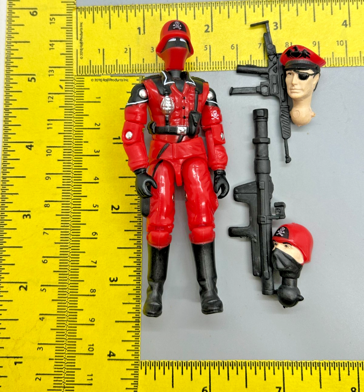 Red Shadows Trooper GI Joe Cobra Lady Jaye Toys Black Major O-ring 3.75 ...