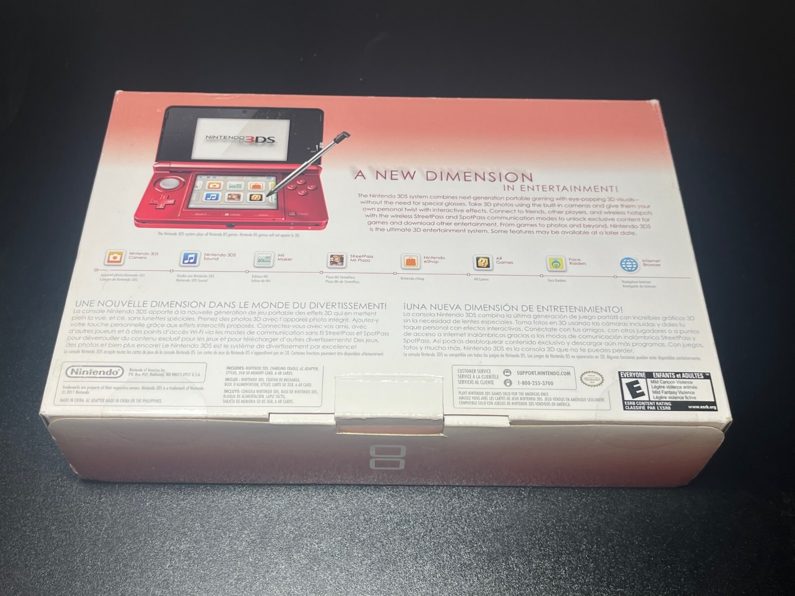 Nintendo 3DS Handheld System - Flame Red for sale online | eBay