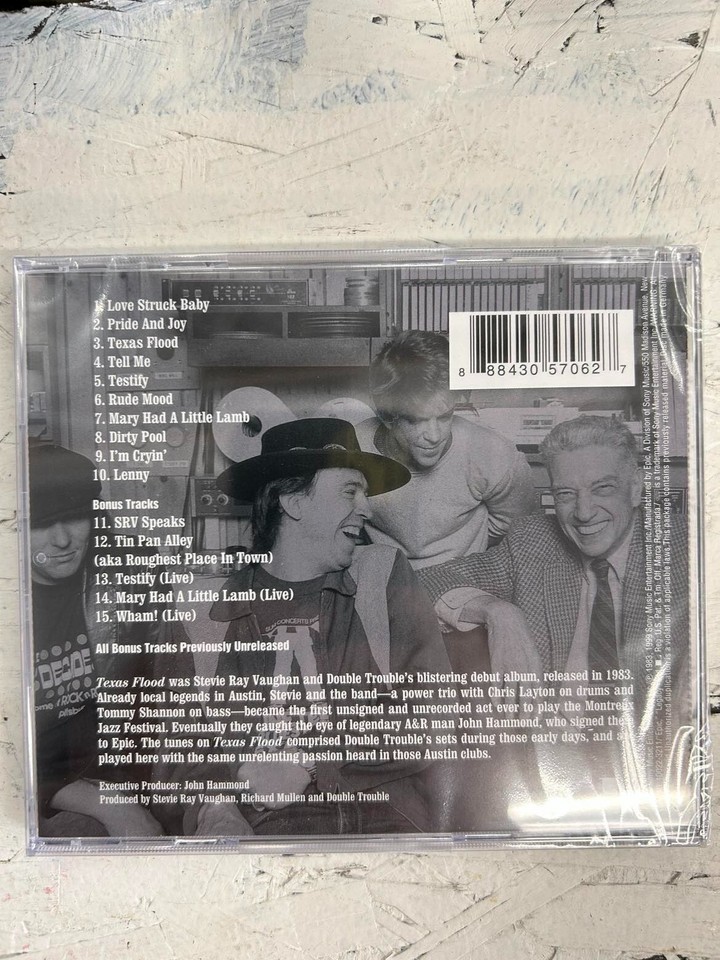 Stevie Ray Vaughan - Texas Flood CD, BRAND NEW with FREE SHIPPING ...