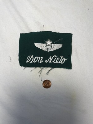 VN Vietnam War era Theatre Made TM USAF Air Force Party Suit Wings Name ...