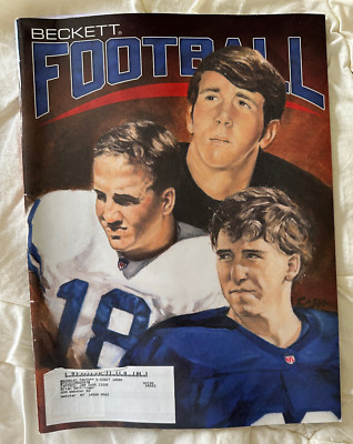 BECKETT FOOTBALL CARD PRICE GUIDE JULY 2004 MANNING FAMILY PEYTON ELI ...