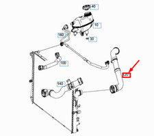 Genuine Mercedes-Benz Upper Hose 2055017184 OEM for sale online | eBay