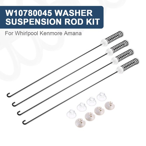 4 Pack Washer Suspension Rod Kit For Whirlpool Kenmore Maytag W10780045 ...