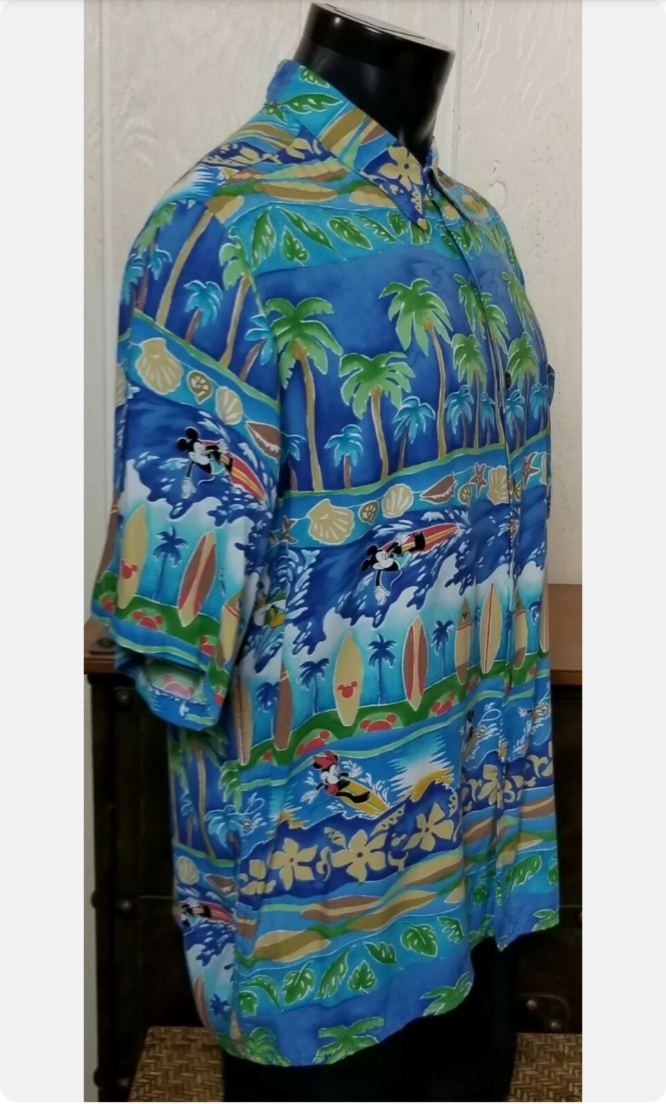 REYN SPOONER Disney Mickey Mouse & Friends Surfing Ra… - Gem