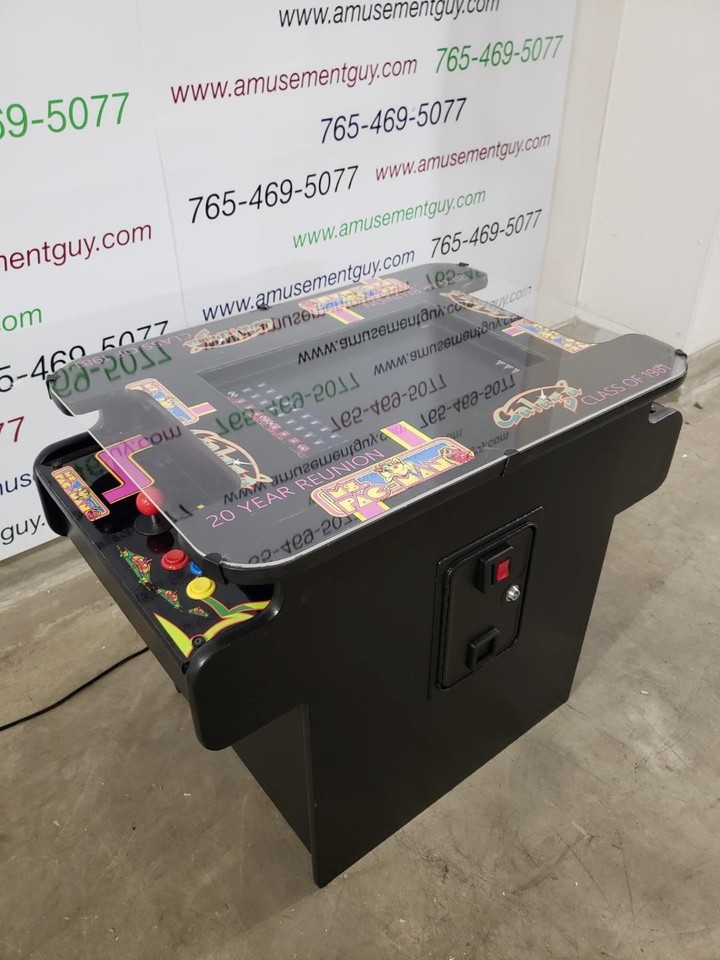 Ms. Pac-Man/Galaga Cocktail COIN-OP Arcade Video Game | eBay