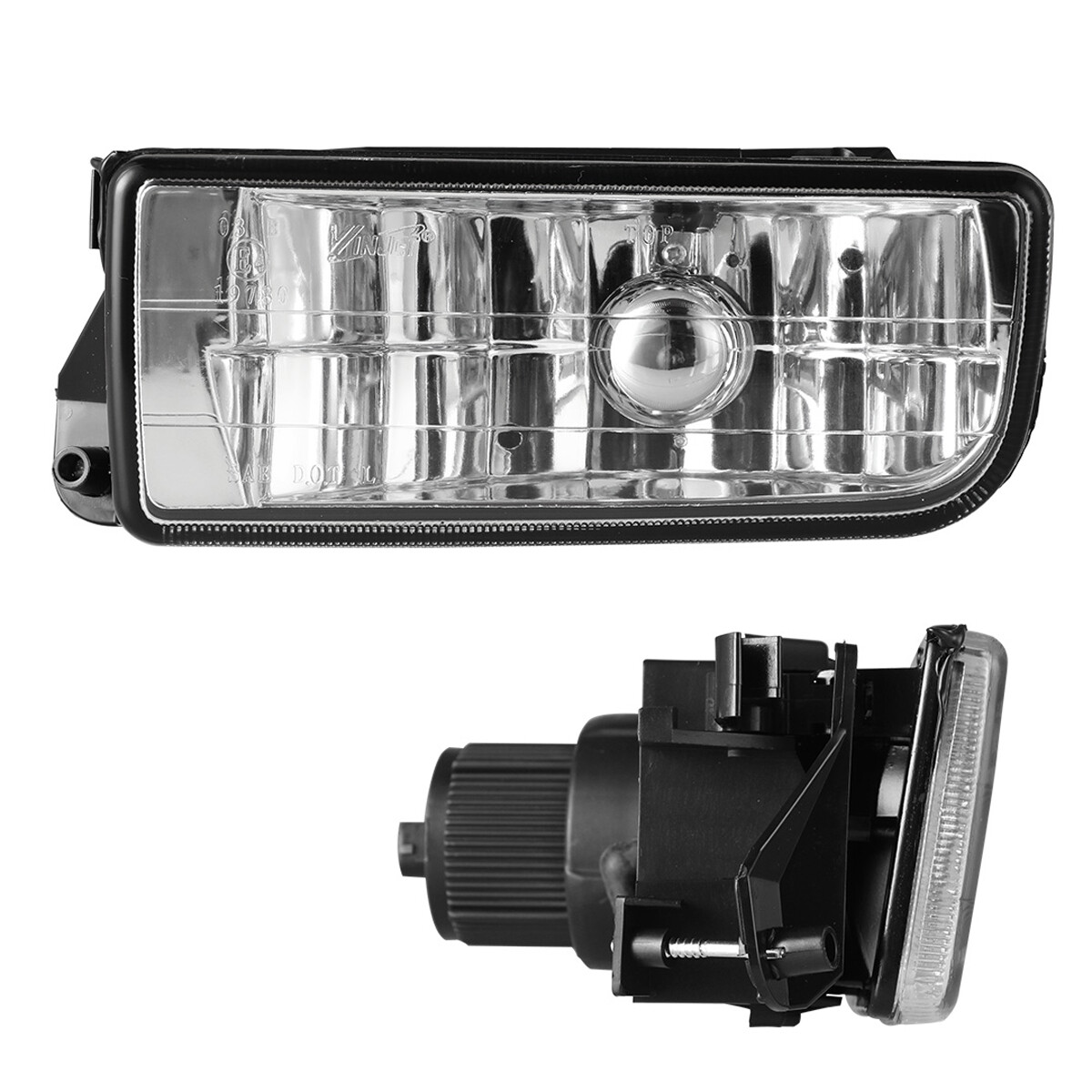 Fog Lights For 92-99 BMW E36/M3 3 Series Clear Glass Lens with Bulbs H1 ...