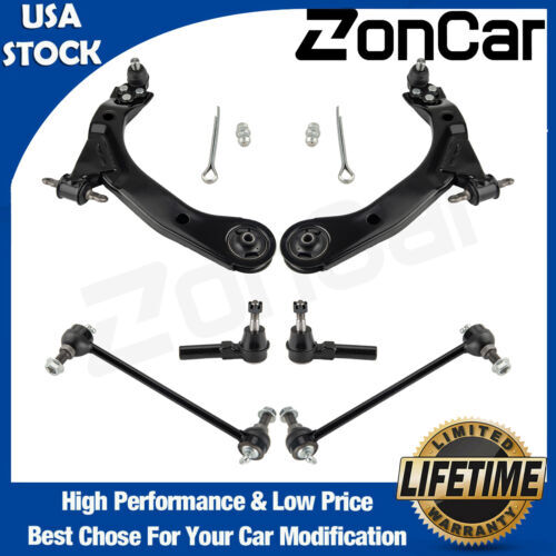6pc Front Lower Control Arm Ball Kit for Saturn Ion 2003-2007 Pontiac ...