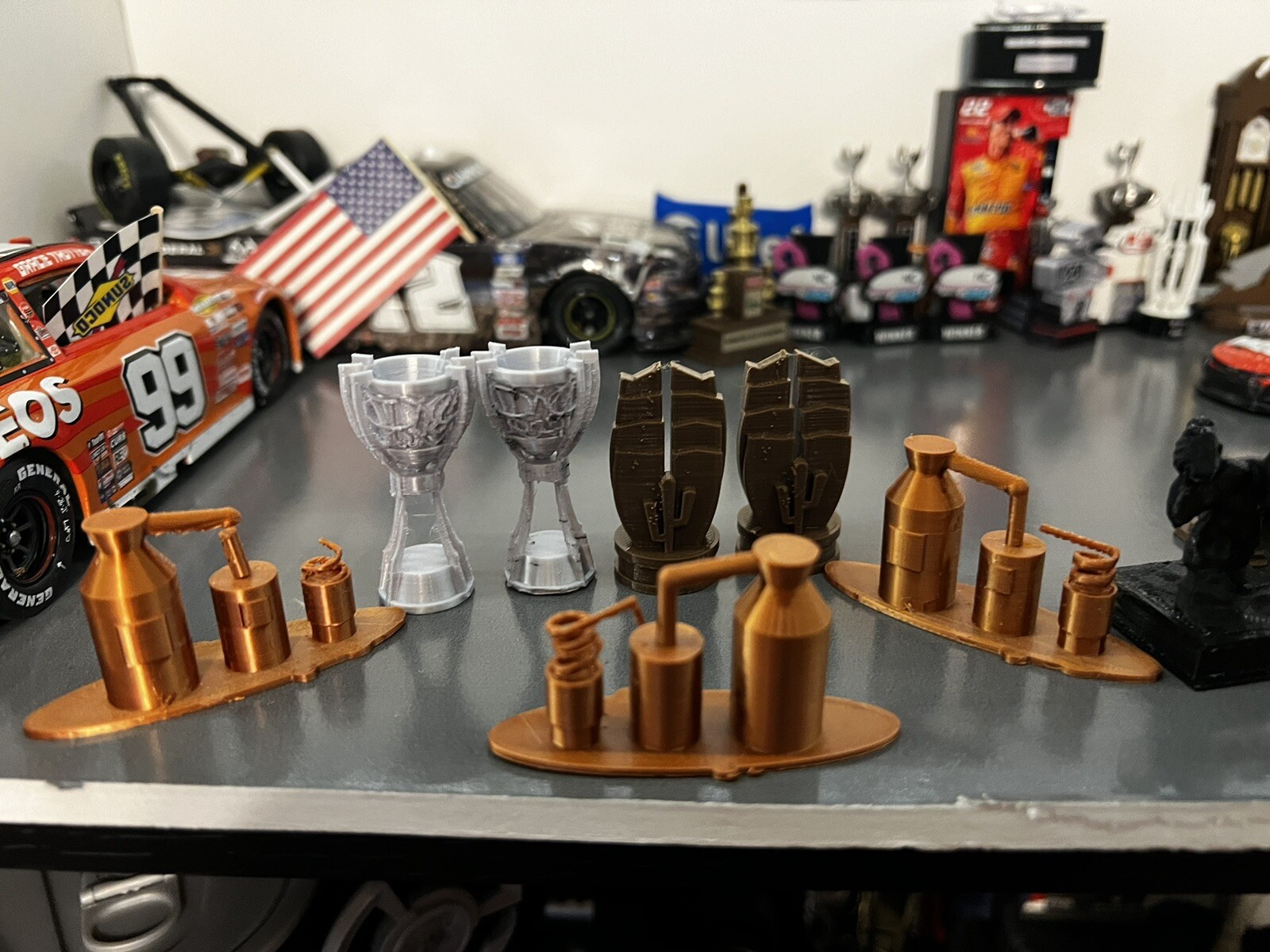 NASCAR Diecast Trophies 1/24 Defect Lot Dover Champion Daytona Kansas ...