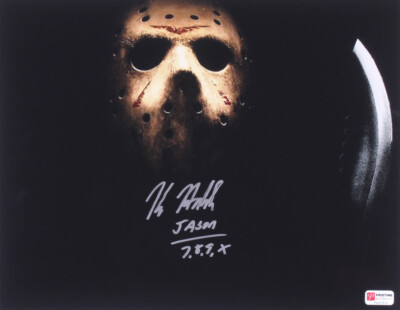 Kane Hodder Authentic Signed Color 11x14 Glossy Photo Jason Friday the ...