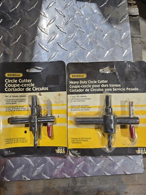 General #5B And #4 Heavy Duty Circle Cutters 1"-6" & 7/8"-4" | eBay