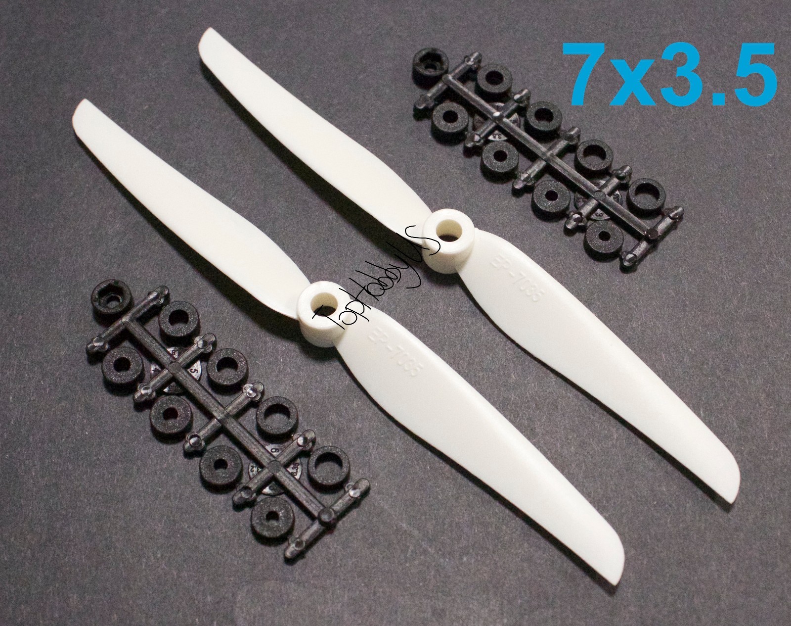 10PCS EP-7035 (7x3.5) RC Plane Electric Propeller, White (US GOOD ...