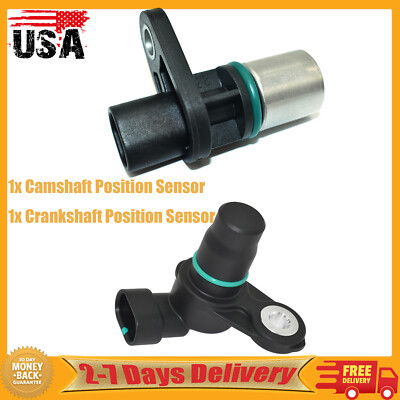 2x Camshaft Crankshaft Position Sensor for Chevrolet Trailblazer GMC ...