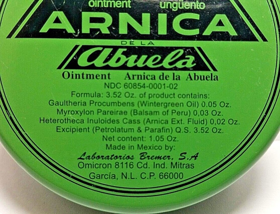 (2 Packs) ARNICA LA ABUELA OINTMENT 30 G. EACH Made in Mexico Pomada ...