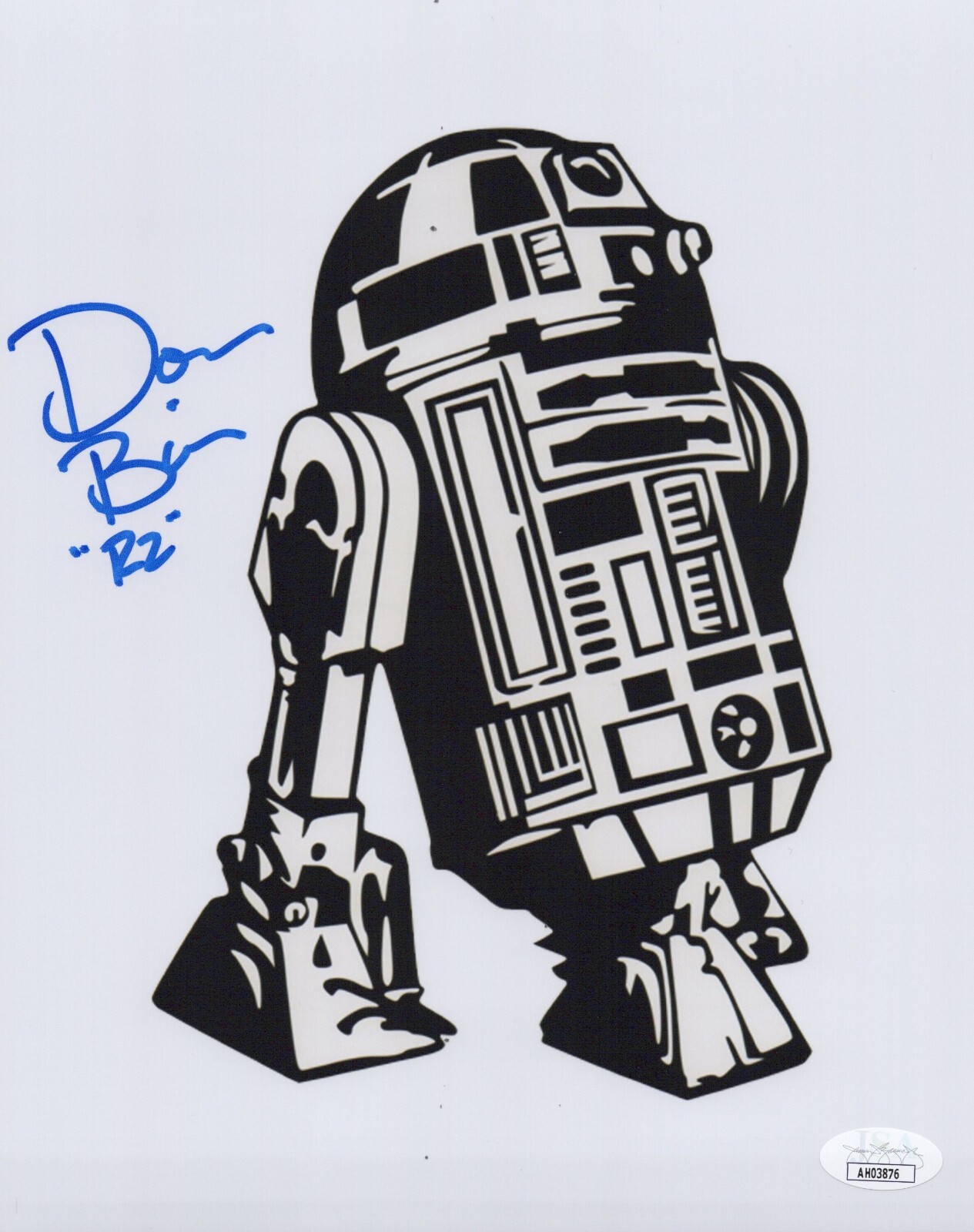 DON BIES Signed STAR WARS 8×10 R2 MODEL MAKER Authentic Autograph Photo ...