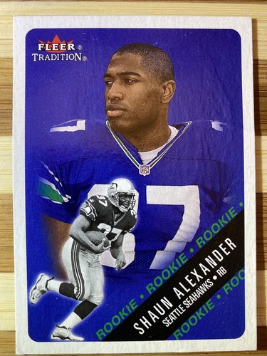 Shaun Alexander 2000 Fleer Tradition Rookie Card #331 NFL Seattle ...