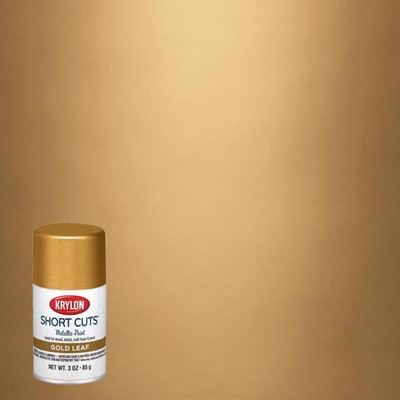Krylon SCS-029 Short Cuts Gloss Finish Gold Leaf Spray Paint 3 oz ...