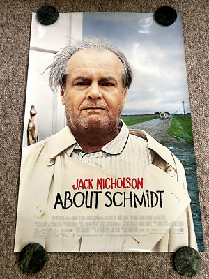 ABOUT SCHMIDT MOVIE POSTER Original DS 27x40 One Sheet JACK NICHOLSON ...
