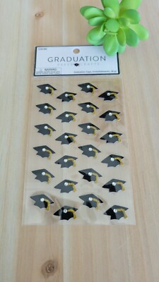 Graduation Stickers, Caps & Tassel, Grad Party Decor, School Scrapbook ...
