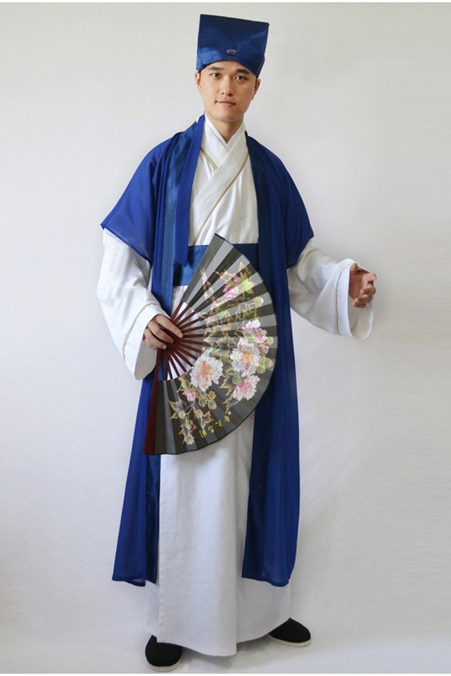 Tang Style Hanfu Men's Chinese Style Xiucai Costume Ancient Scholar ...