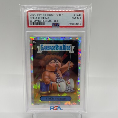 2022 GPK 174a Fred Thread Atomic Refractor Garbage Pail Kids Chrome ...