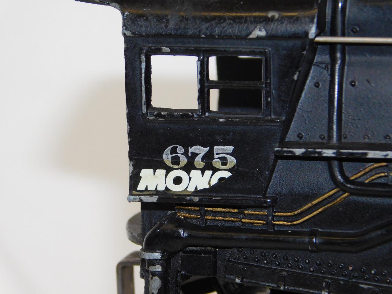 Lionel Trains #675 Steam Engine 2-6-2 version 1948-49 Monon Smokes Runs ...