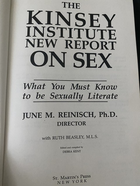 The Kinsey Institute New Report on Sex : What You Must Know to Be ...