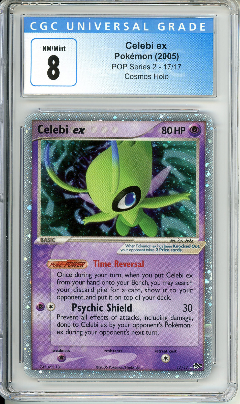 Celebi ex - POP Series 2 - 17/17 - Pokemon TCG - CGC 8 | eBay