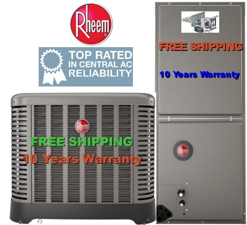1.5 Ton 14.3 SEER2 Rheem Endeavor Heat Pump Complete System H P/A H ...