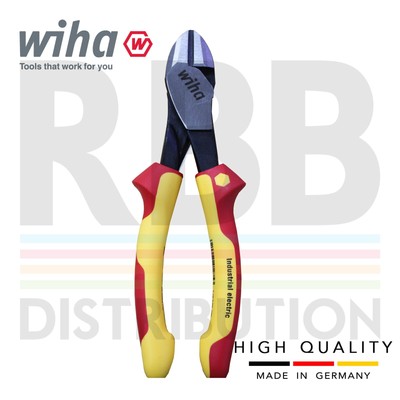 Wiha Diagonal Cutters Industrial DynamicJoint Heavy Duty 180mm Long ...