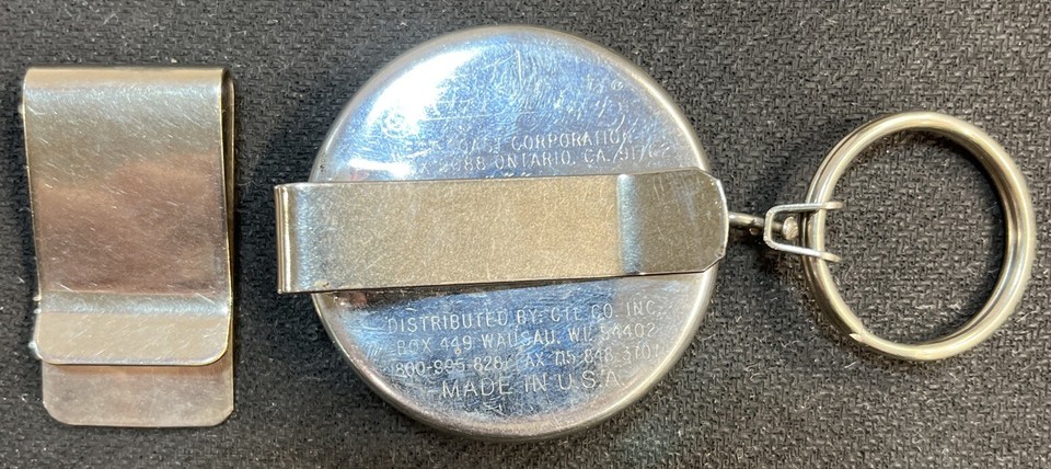 KEY BAK Retractable Keyring Chain Janitors Clip USA, Harley Davidson ...