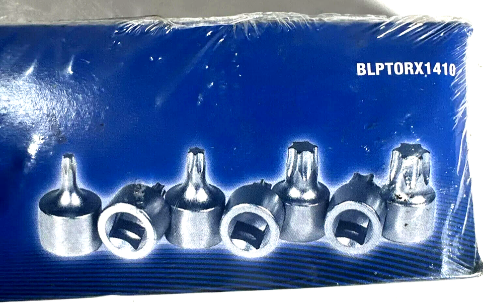 Snap-on Blue-Point TOOLS 10pc 1/4" Drive TORX Stubby Bit Socket Set ...