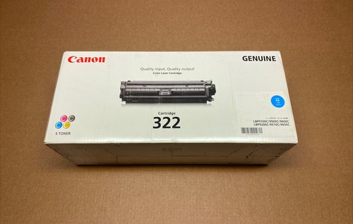 Canon Genuine CART-322C CYAN Toner For LBP9100CDN - 7,500 Pages ...
