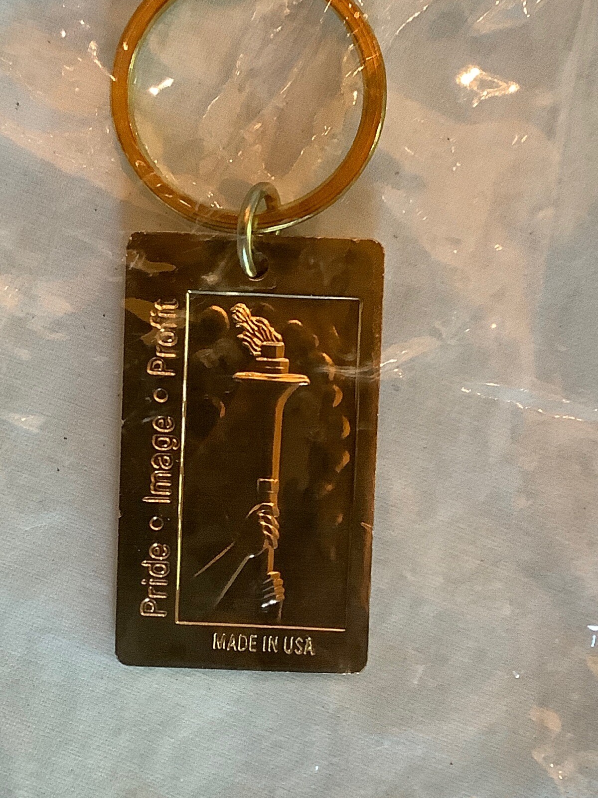 New Vintage 1992 Olympics Goldtone Keychain USPS Official Sponsor Made ...