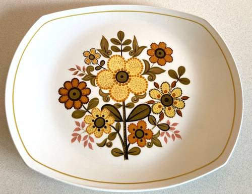 Vintage Ridgeway Ironstone Plate. Harvest Gold. England. Excellent ...